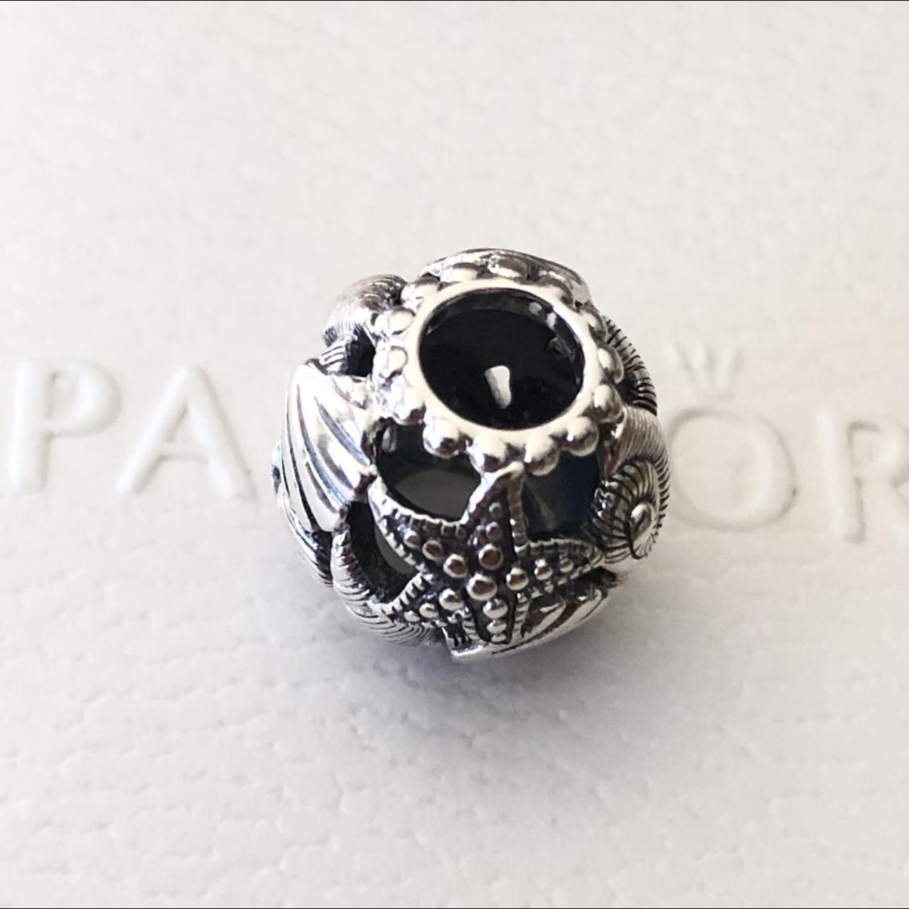 Pandora Openwork Starfish, Seashell & Hearts Charm... - Depop
