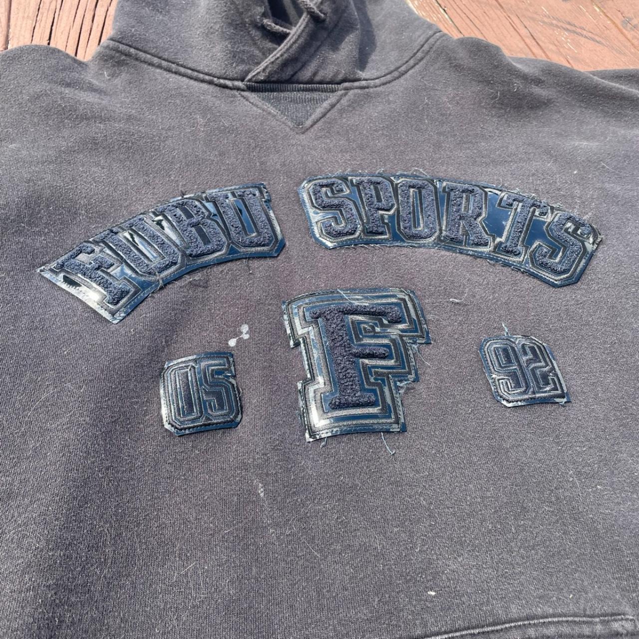 Vintage OG fubu sports Black pull over Tagged size... - Depop