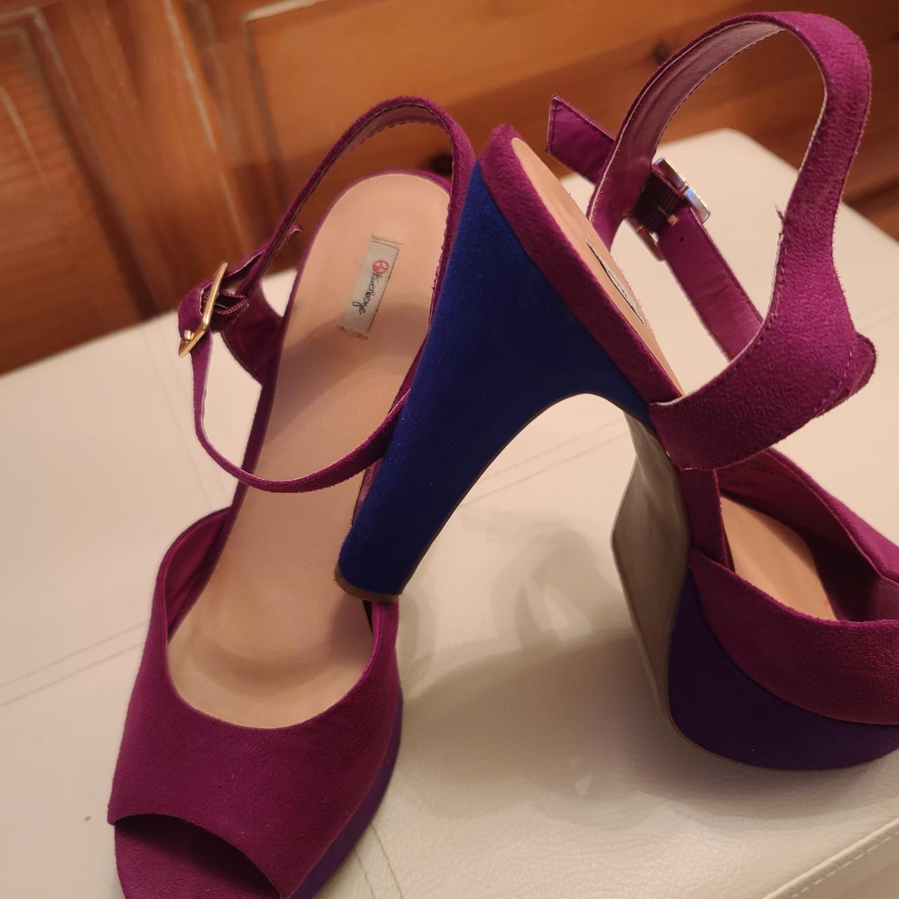 Color Block Heels Worn twice, size 9 - Depop