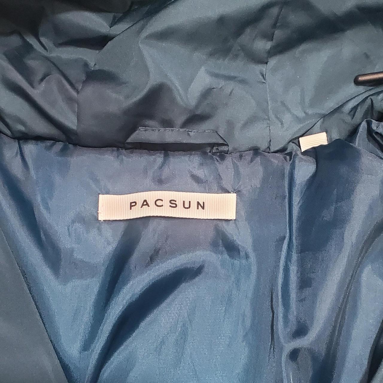 PacSun Men's Green and Blue Jacket | Depop