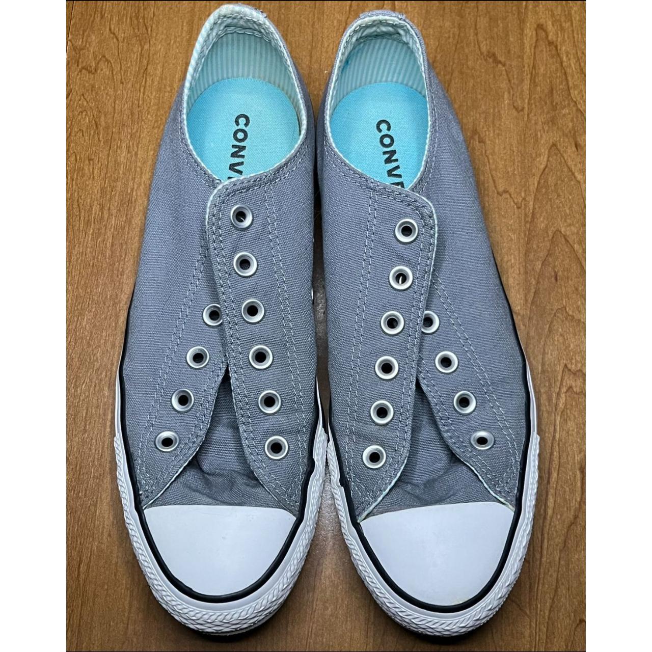 Converse Men's Grey Trainers | Depop