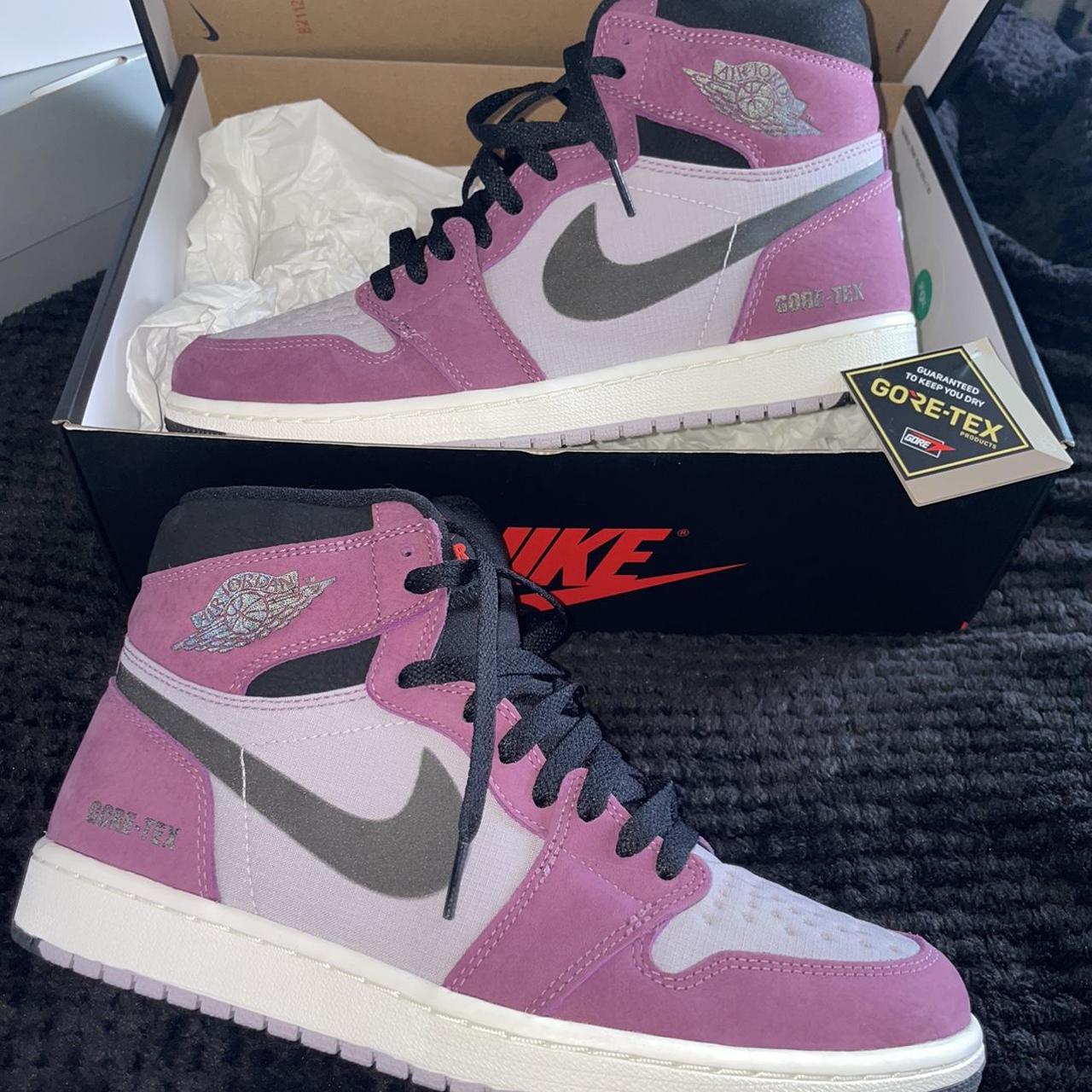 Jordan 1 Goretex Berry Size: 8 Price: Offers Never... - Depop