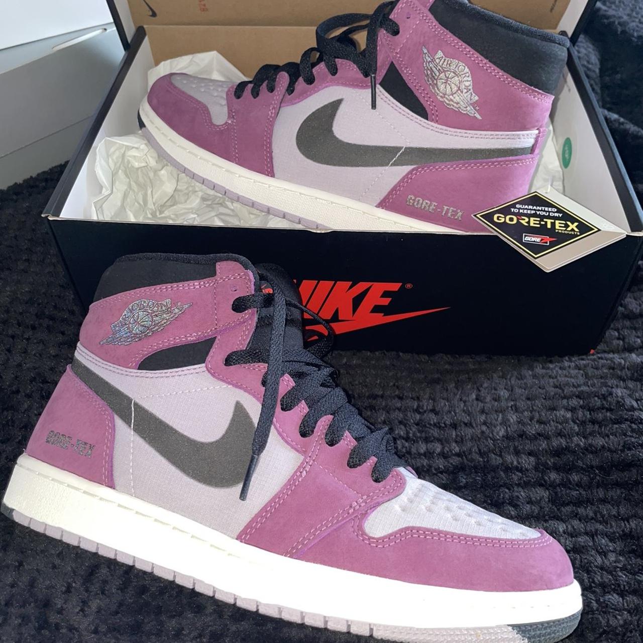 Jordan 1 Goretex Berry Size: 8 Price: Offers Never... - Depop