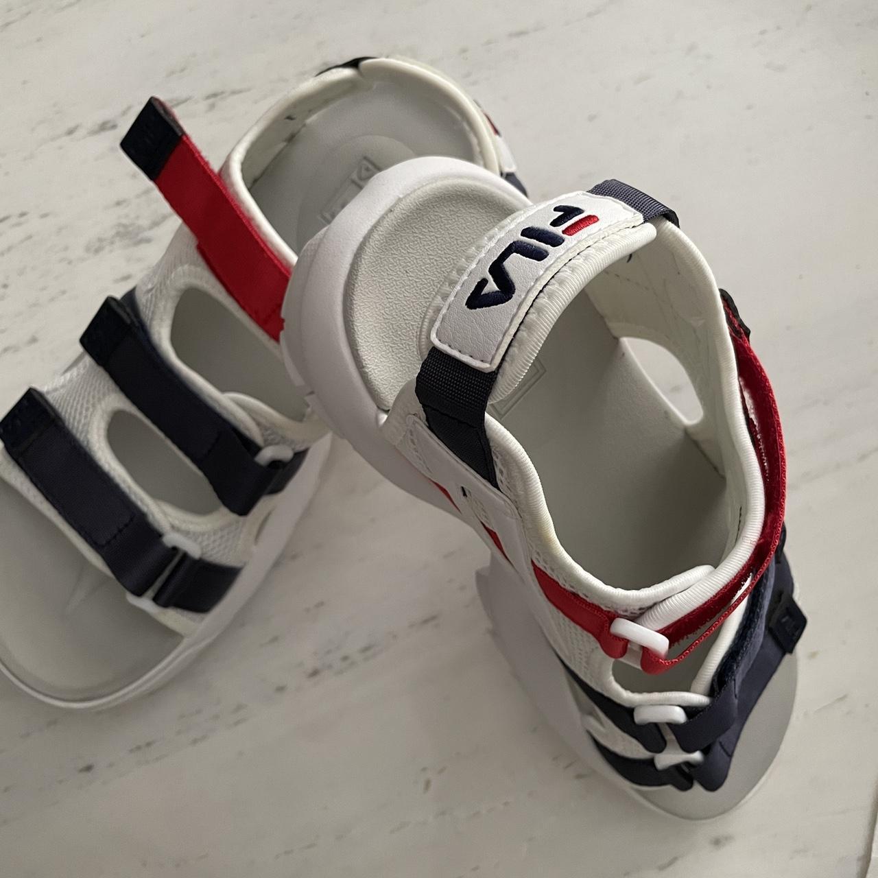 Fila Women's White Sandals | Depop