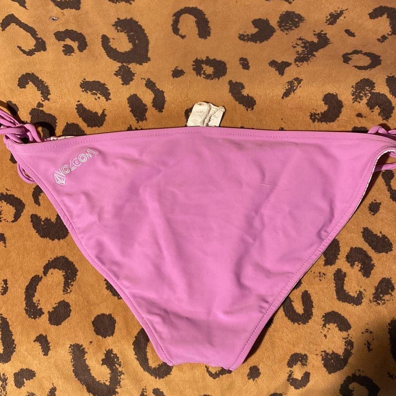 Vintage Volcom Swim string bottoms Tags Miss Mad/... - Depop