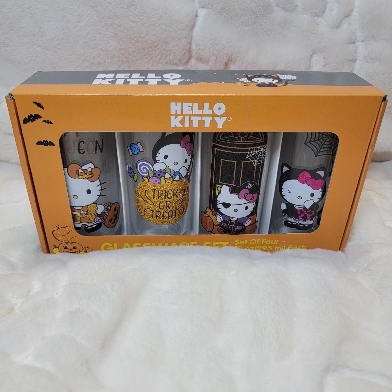 Hello Kitty Halloween glassware set NIB set of... - Depop