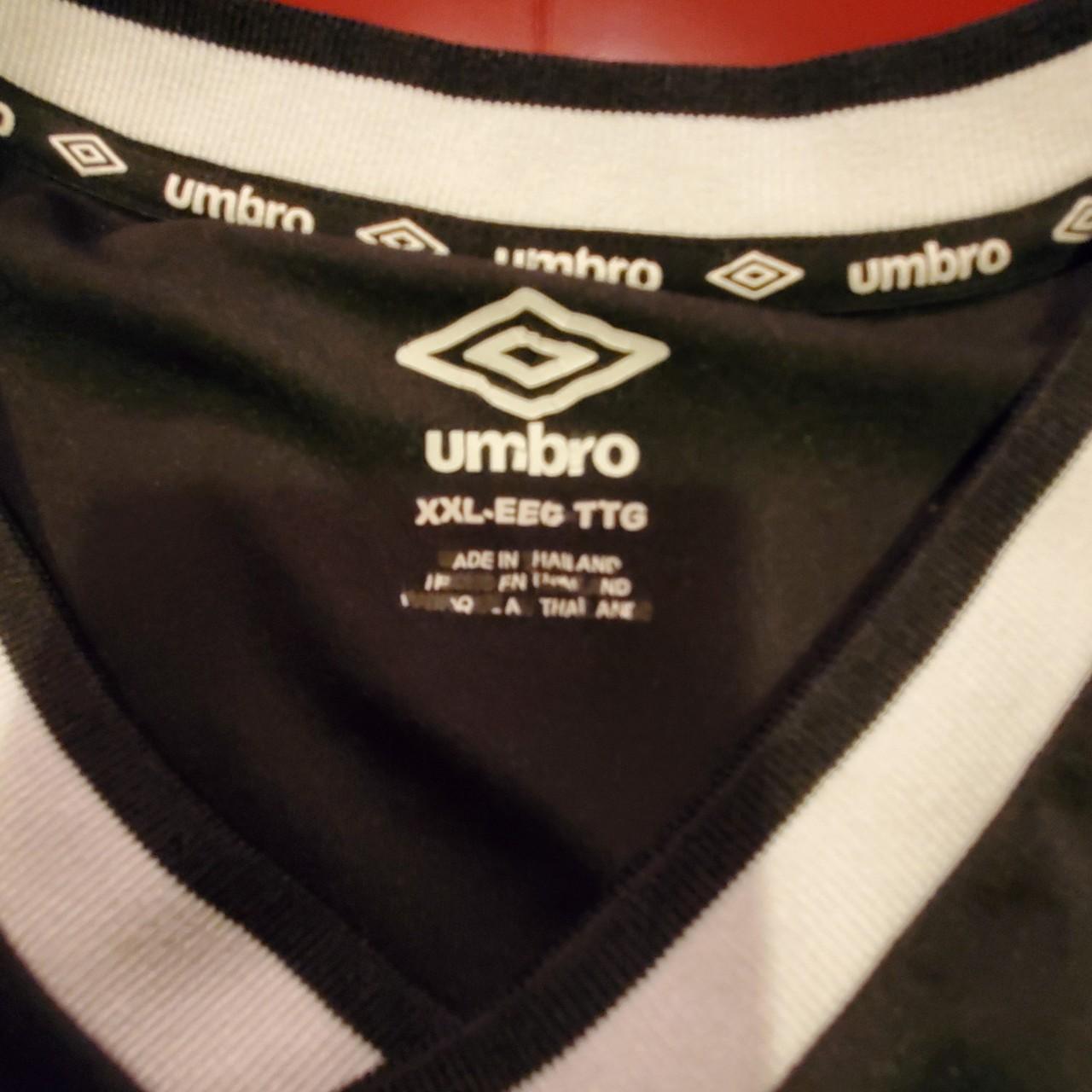 Men's Vintage Umbro Black Soccer Jersey. Classic... - Depop
