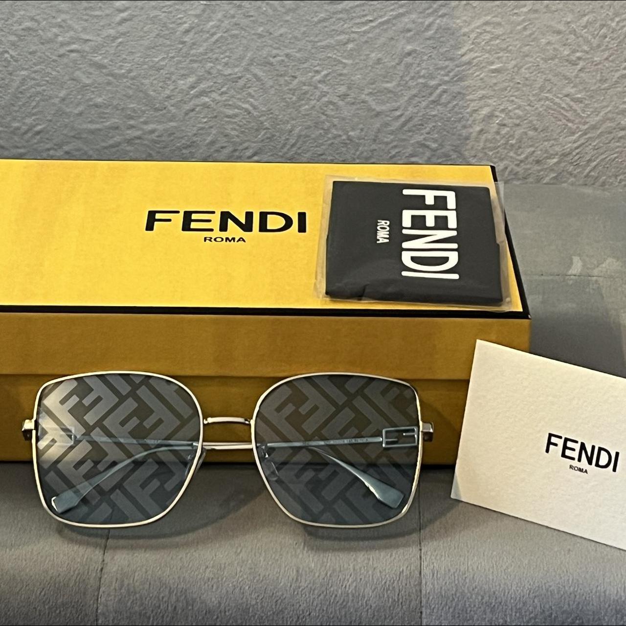 RRP: £360.00 Authentic Fendi light blue monogram... - Depop