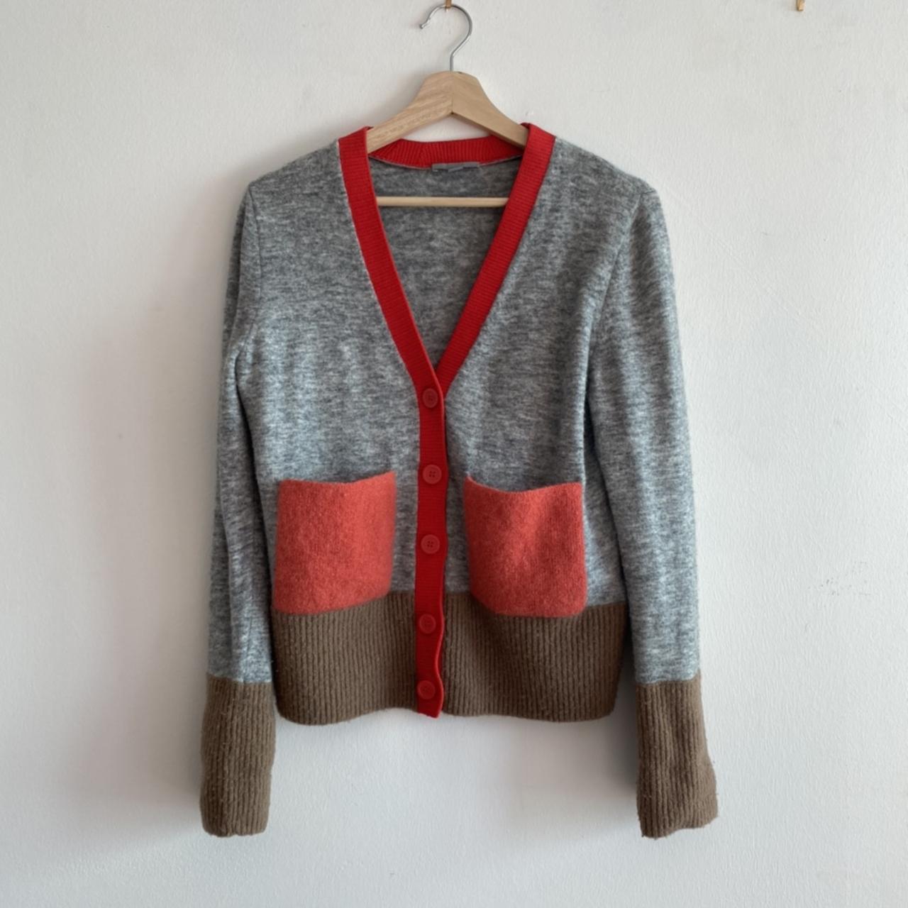 Great quality colour-block cardigan from COS. Worn... - Depop