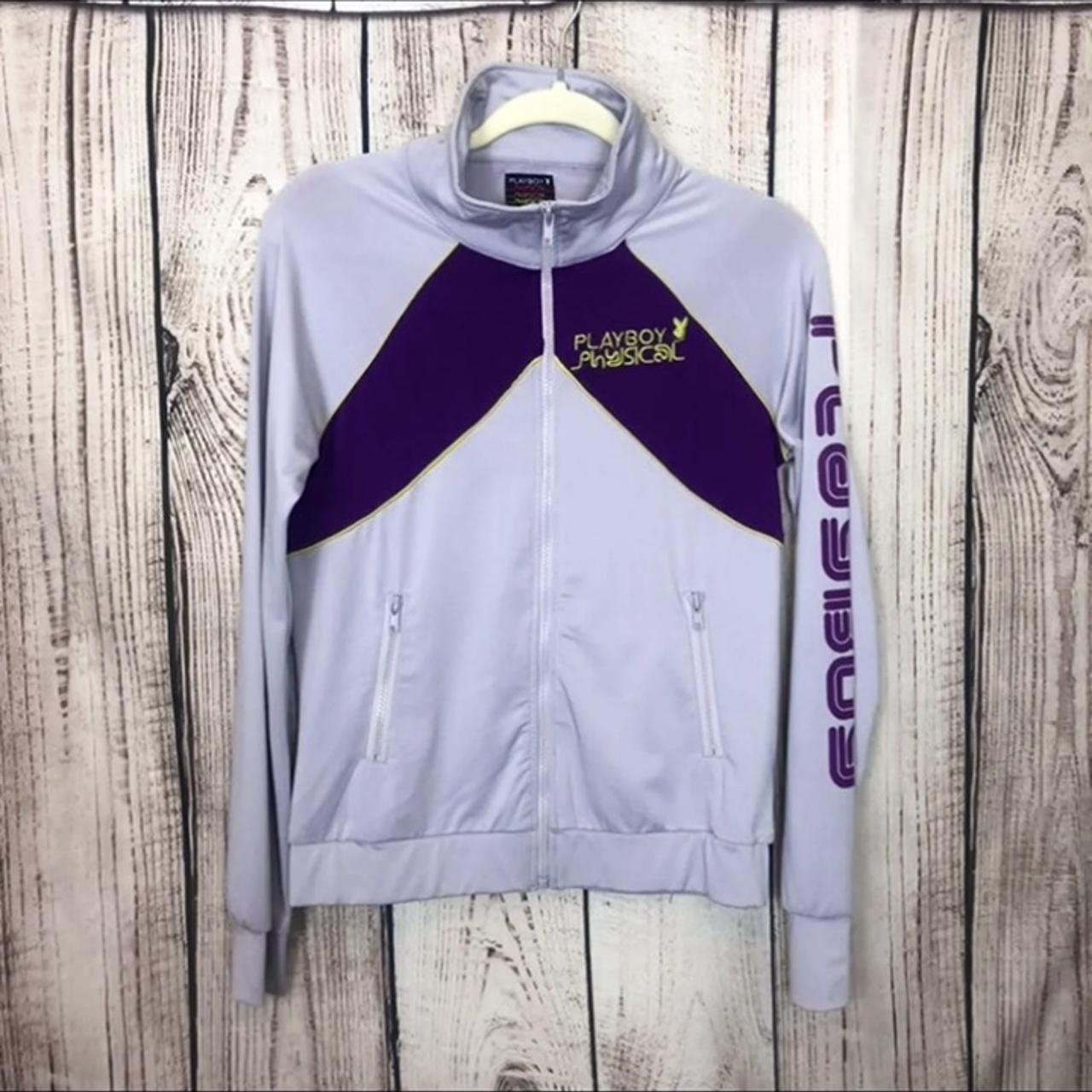 lavender playboy jacket from Playboy Physical small... - Depop