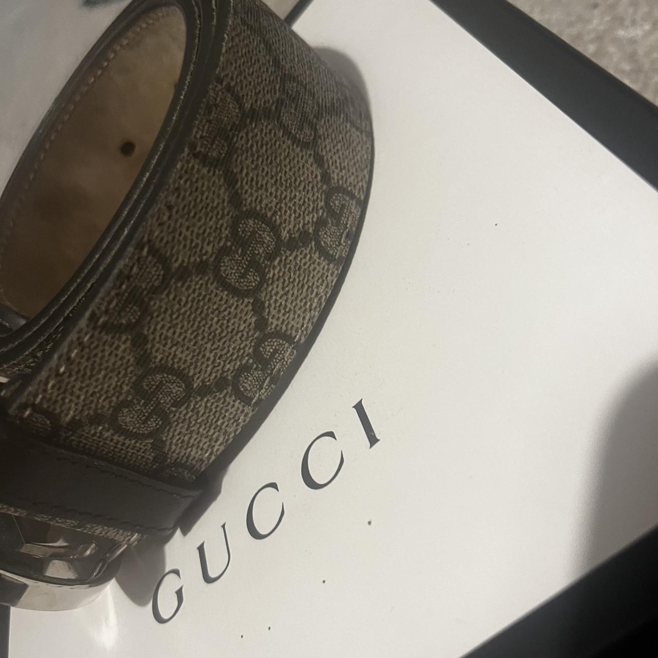 Gucci belt worn 1 time but in great condition Size xs - Depop