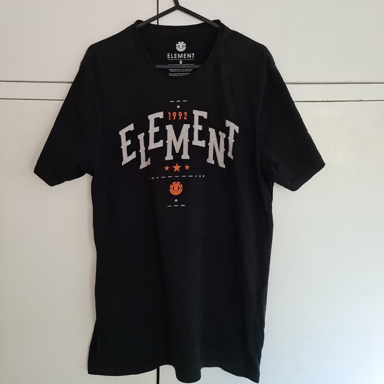 Element black t-shirt, size small, worn but in good... - Depop