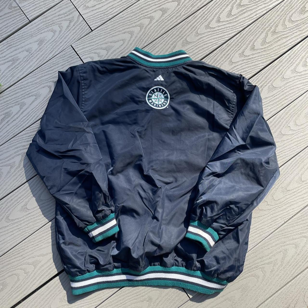 Vintage Seattle Mariners bomber jacket starter... - Depop
