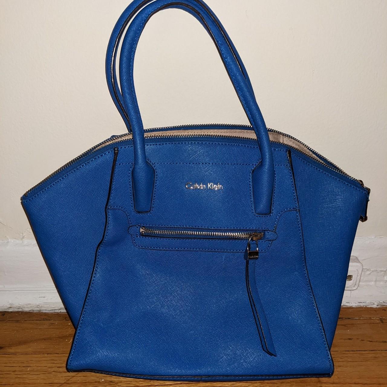 Calvin Klein royal blue handbag #calvinklein #luxury... - Depop