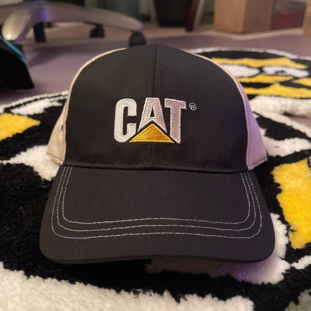 Hat Caterpillar “CAT” Trucker Hat.. In Mint... - Depop