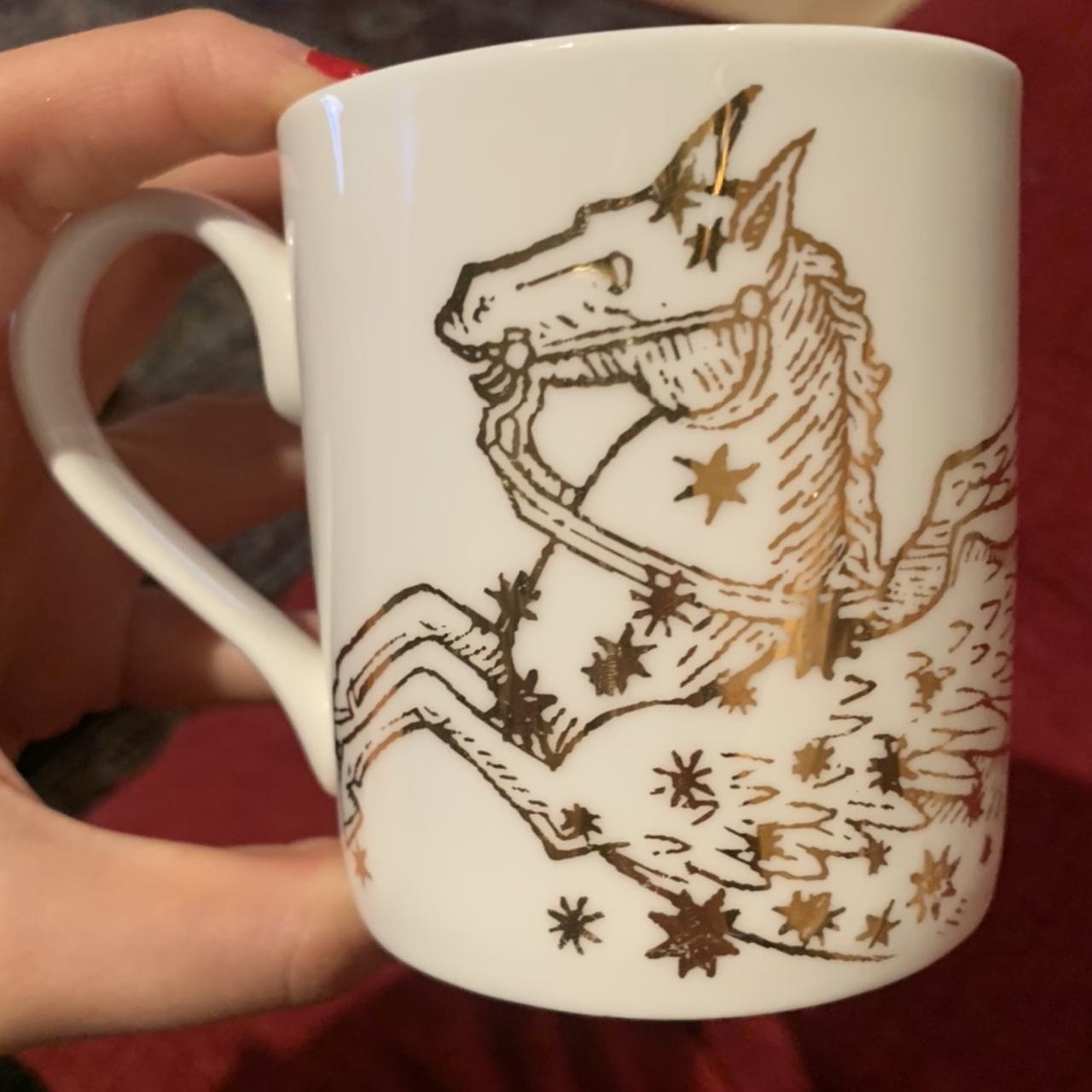 Celestial Pegasus mug from Paperchase Gorgeous gold... - Depop
