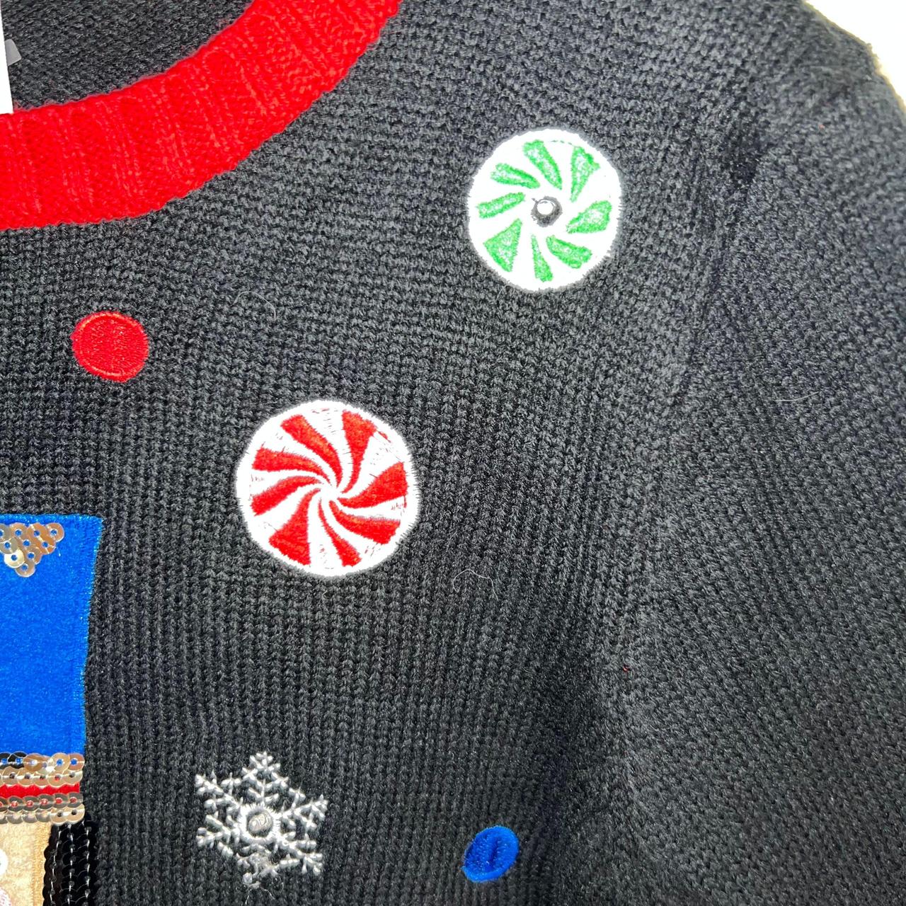 This awesome sparkly sweater is kinda ugly and kinda... - Depop