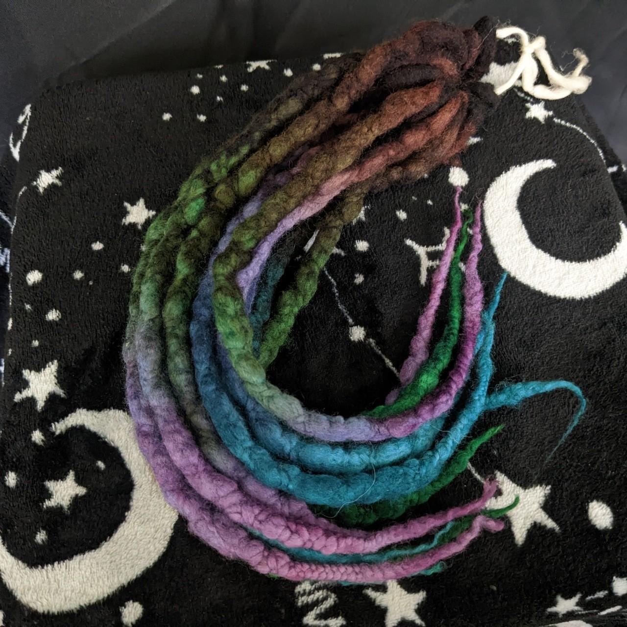 Synthetic dreadlocks "Forest witch" 15 single ended... - Depop