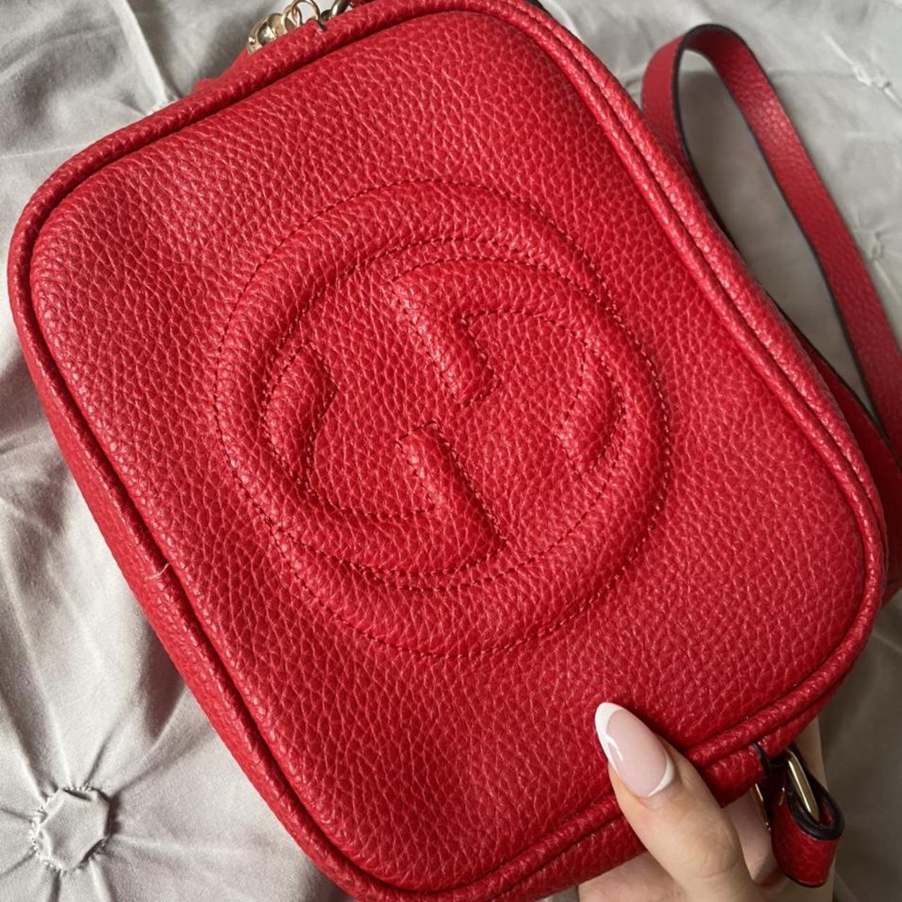 Red GG bag imitation🍒 In perfect condition, never... - Depop