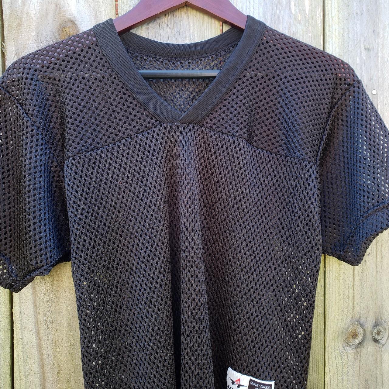 This is a vintage 90s youth large sheer net football... - Depop