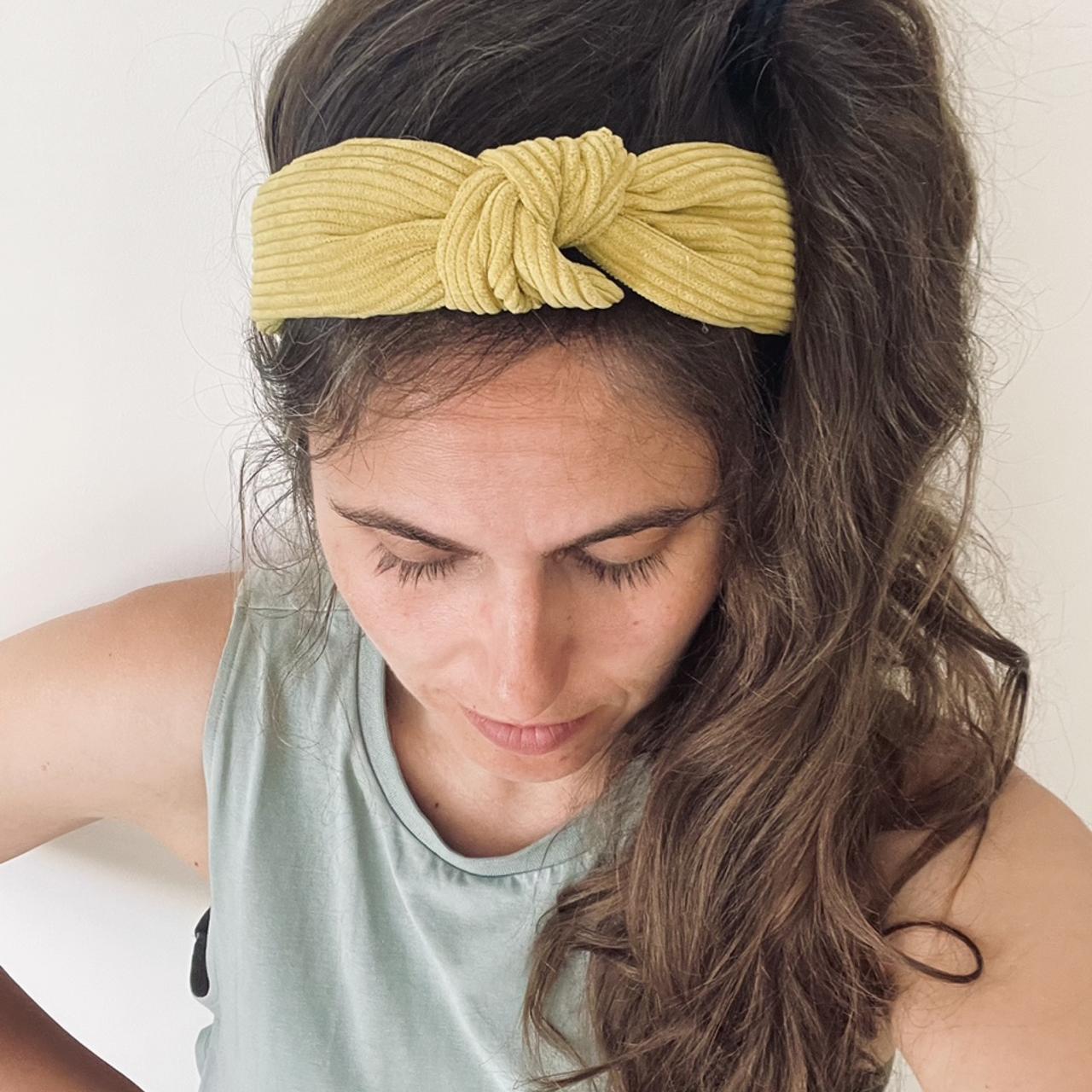 Women's Yellow Hair-accessories | Depop