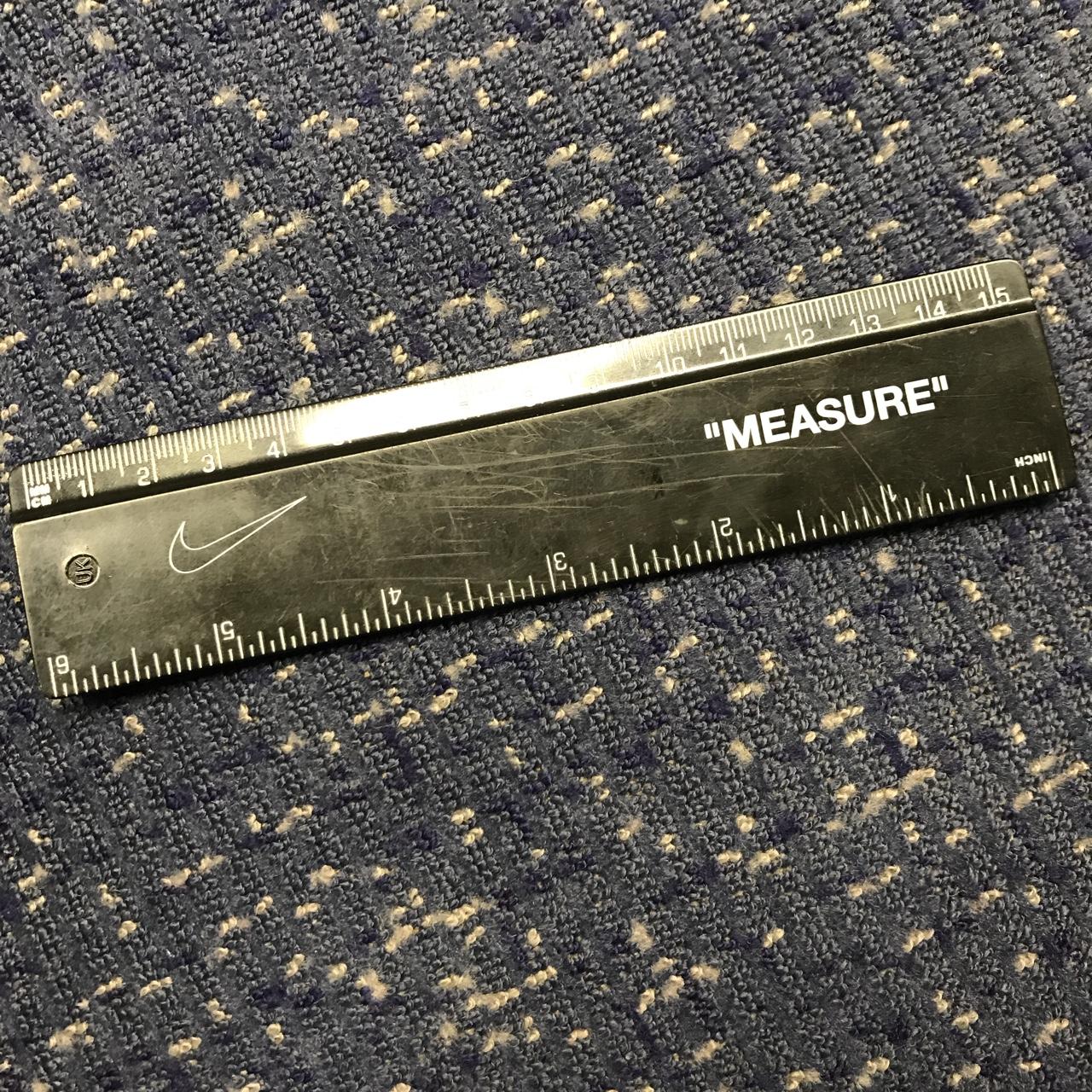 Nike x off white “off campus” ruler 6in/15cm ruler... - Depop