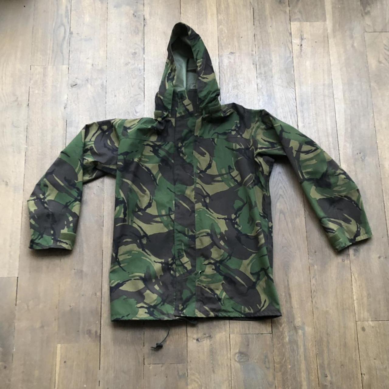 Men’s Army Shell Jacket Camo Print Waterproof... - Depop