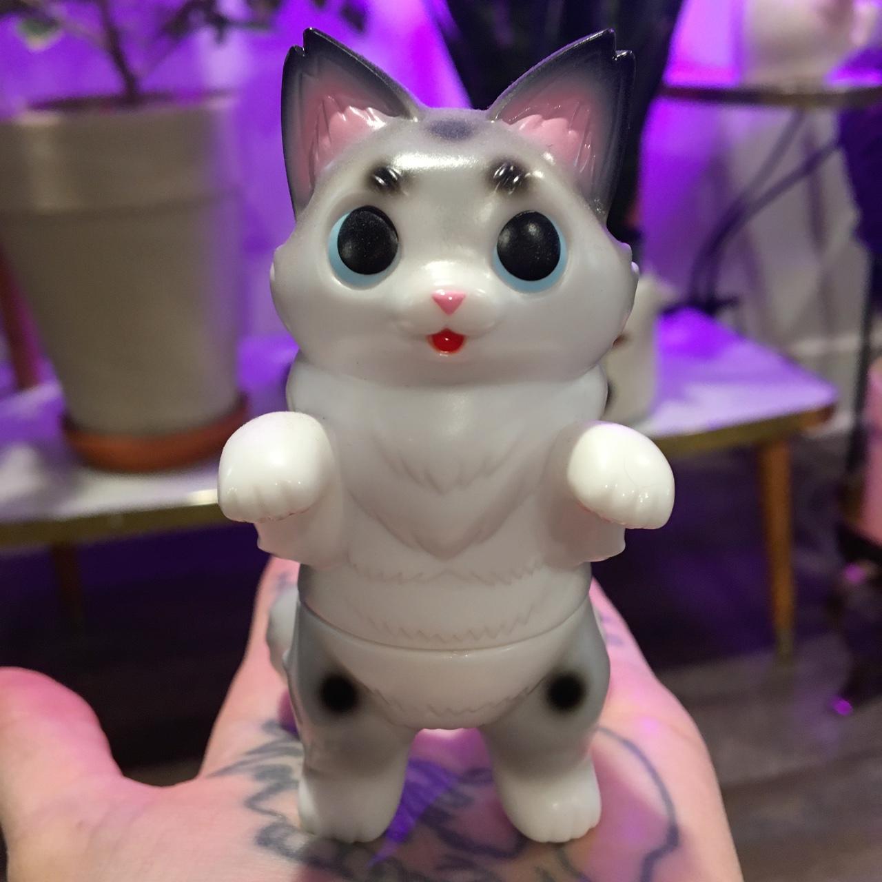 Konatsuya pastel fluffy negora cat neko. Grey and... - Depop