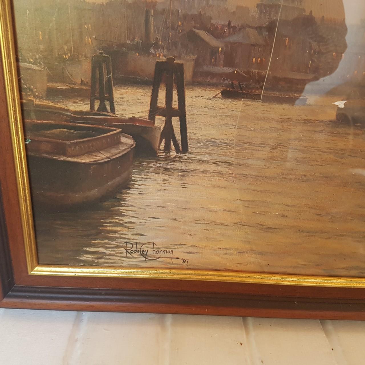 Original Rodney Harman 1987 Painting - Depop