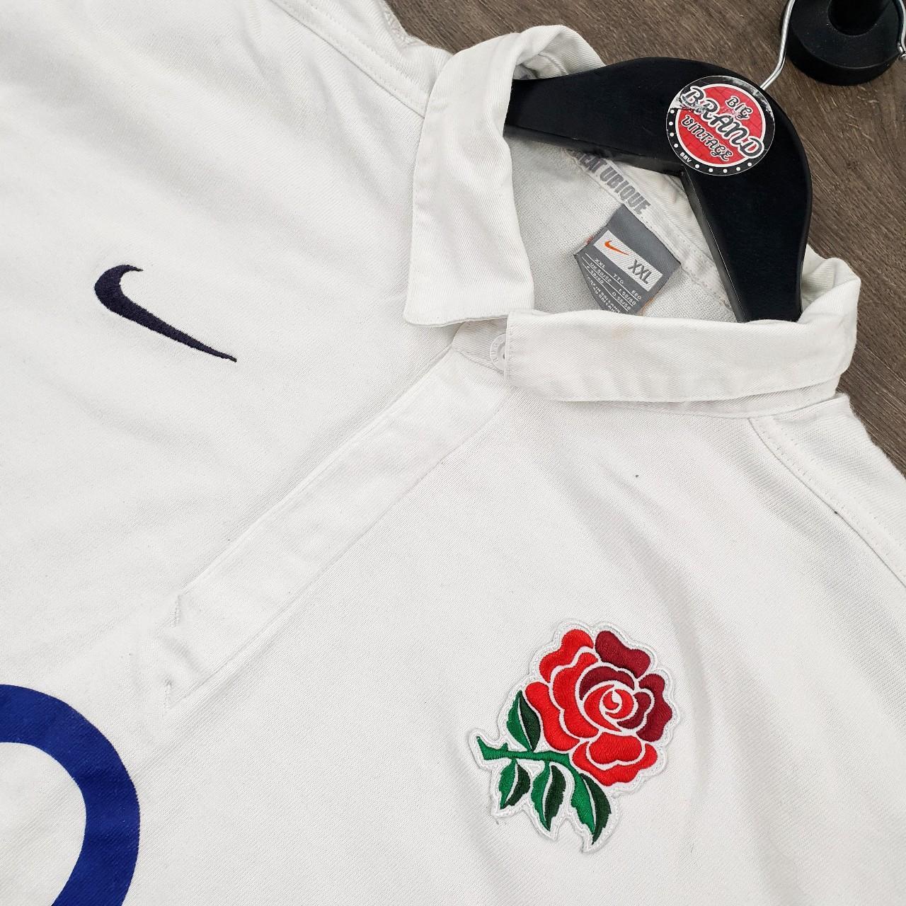 🔎England x Nike small logo rugby polo shirt... - Depop
