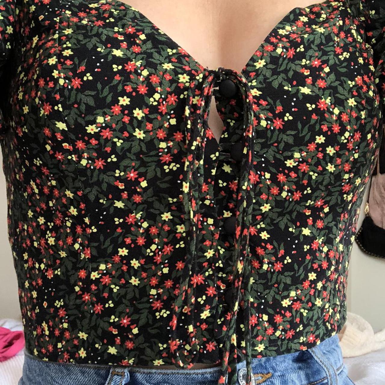 the most beaut prairie / milkmaid style top from... - Depop