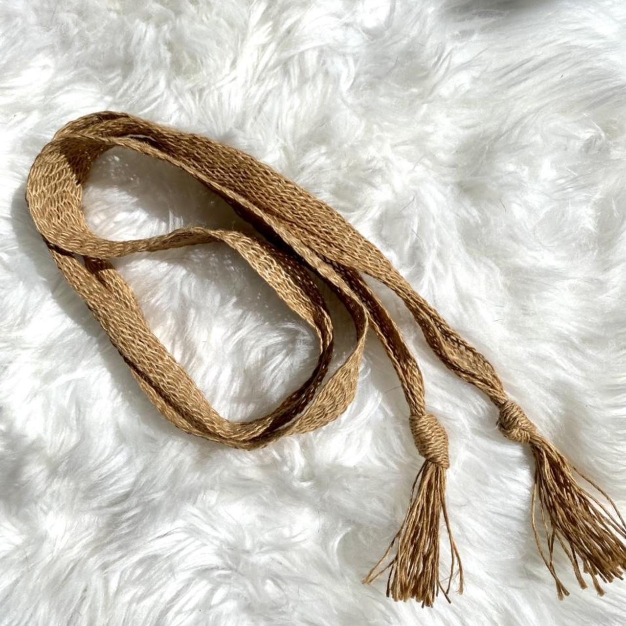 Hand made wicker belt. One Size. - Depop