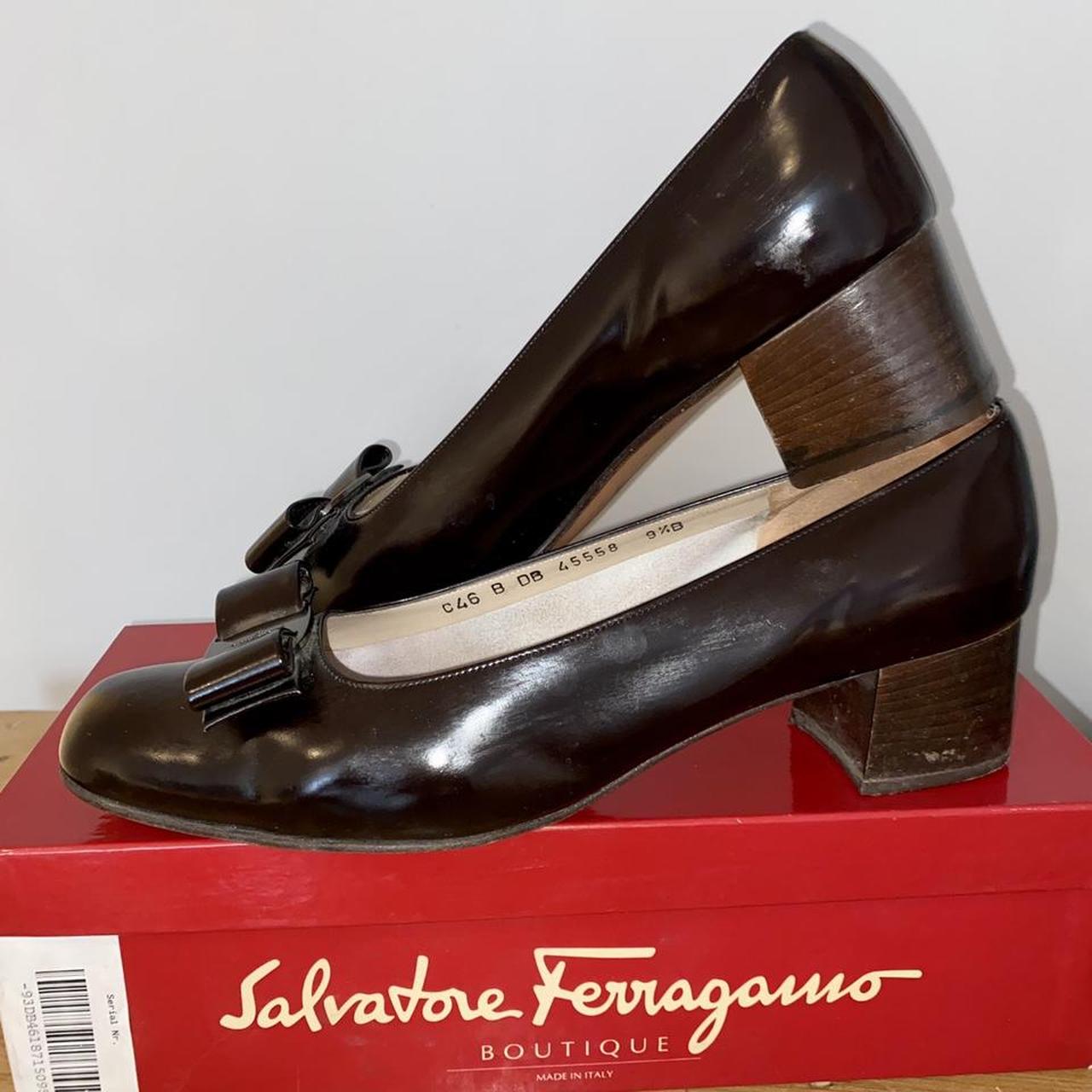 Salvatore Ferragamo Women's Black Footwear | Depop