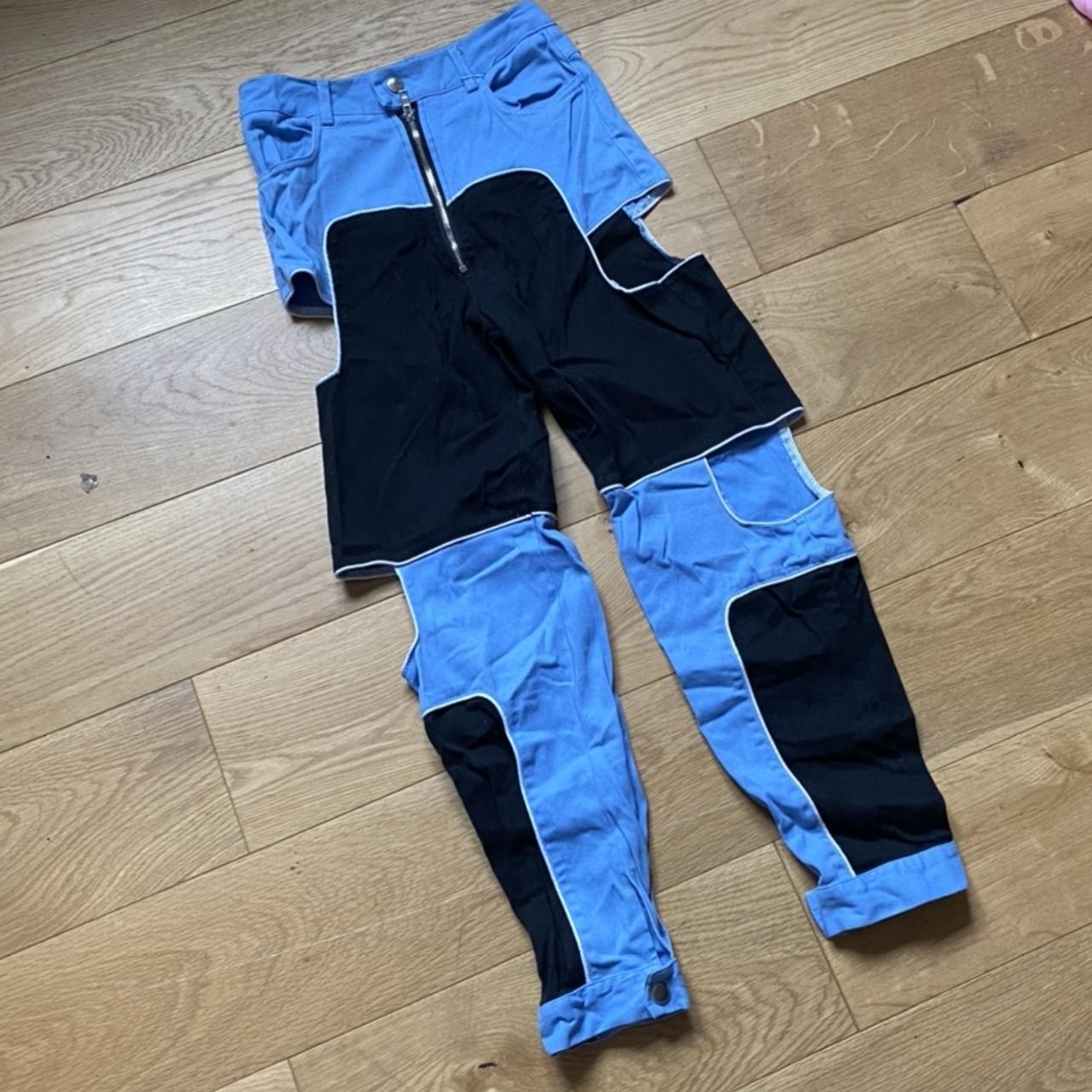 Super sick cut out high waisted pants Super unique... - Depop