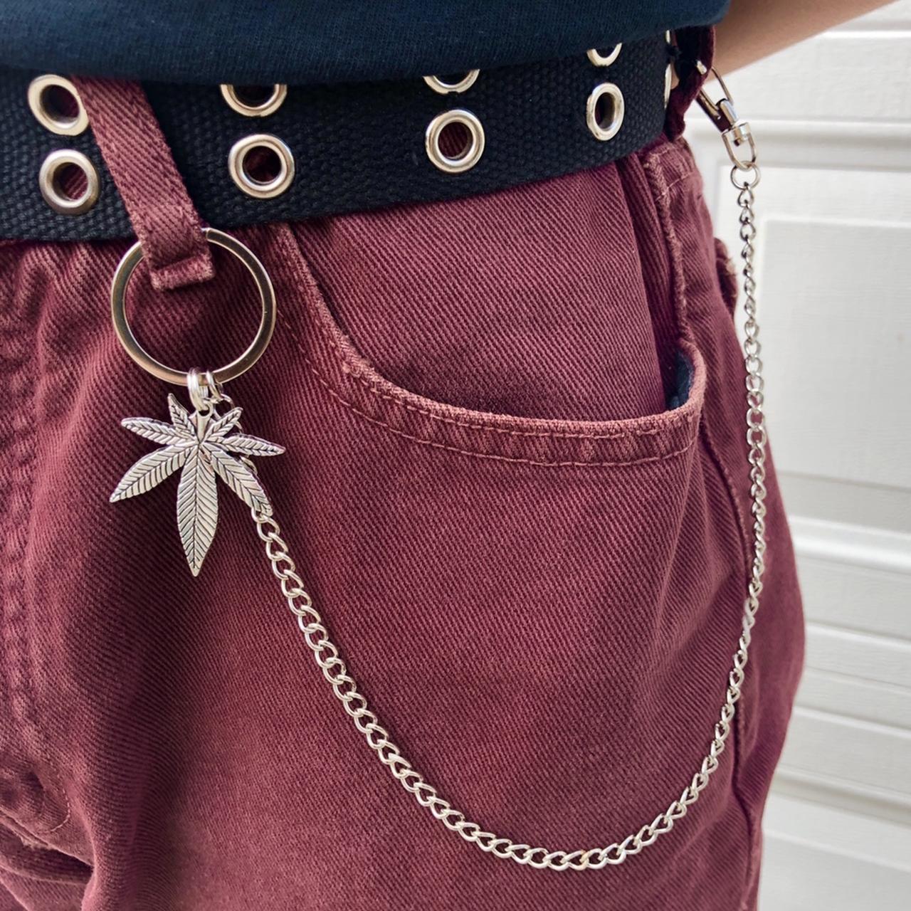 ⛓ Basic Wallet Chain w/ Marijuana pendant ⛓ In... - Depop