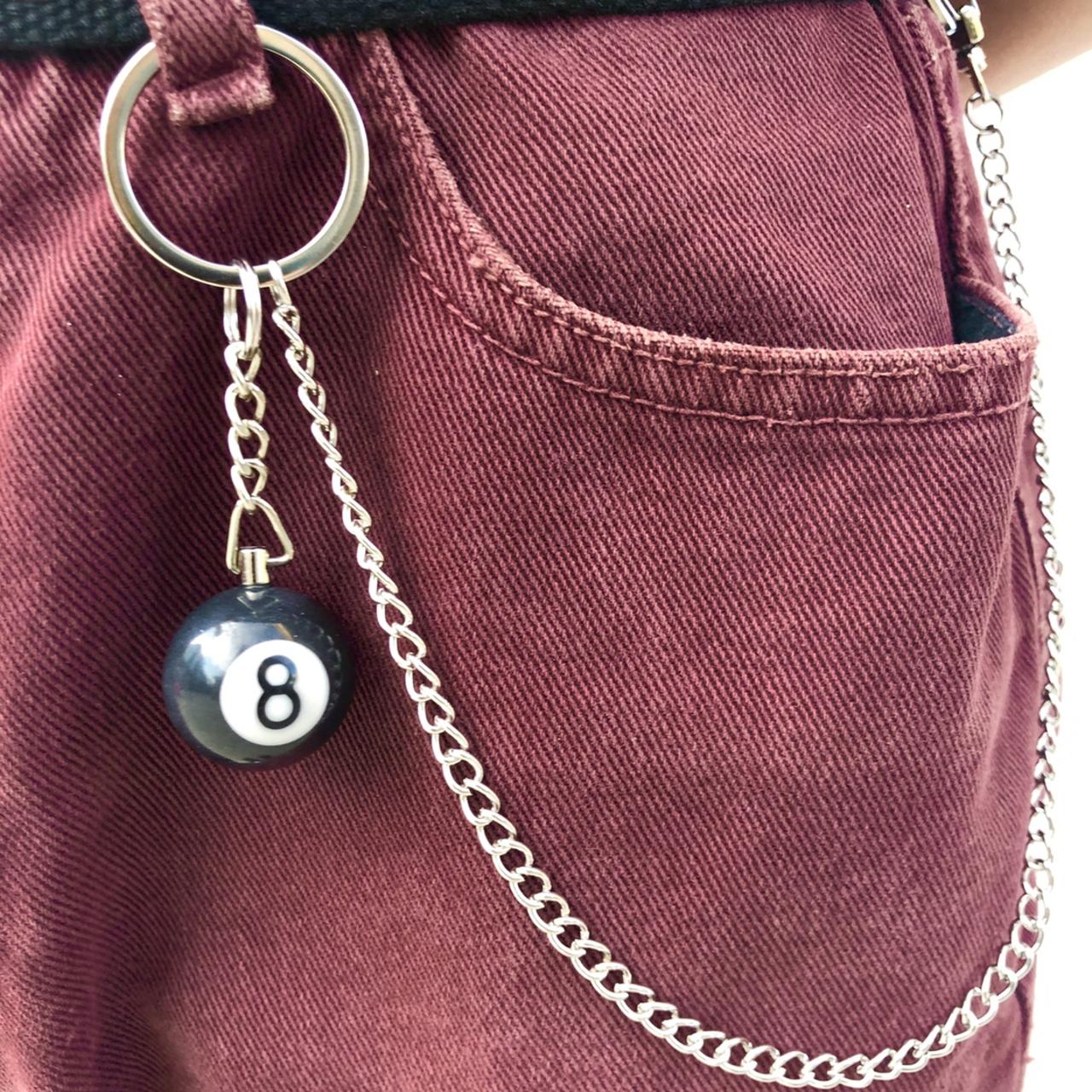 ⛓ Basic Wallet Chain w/ Eight Ball pendant ⛓ In... - Depop