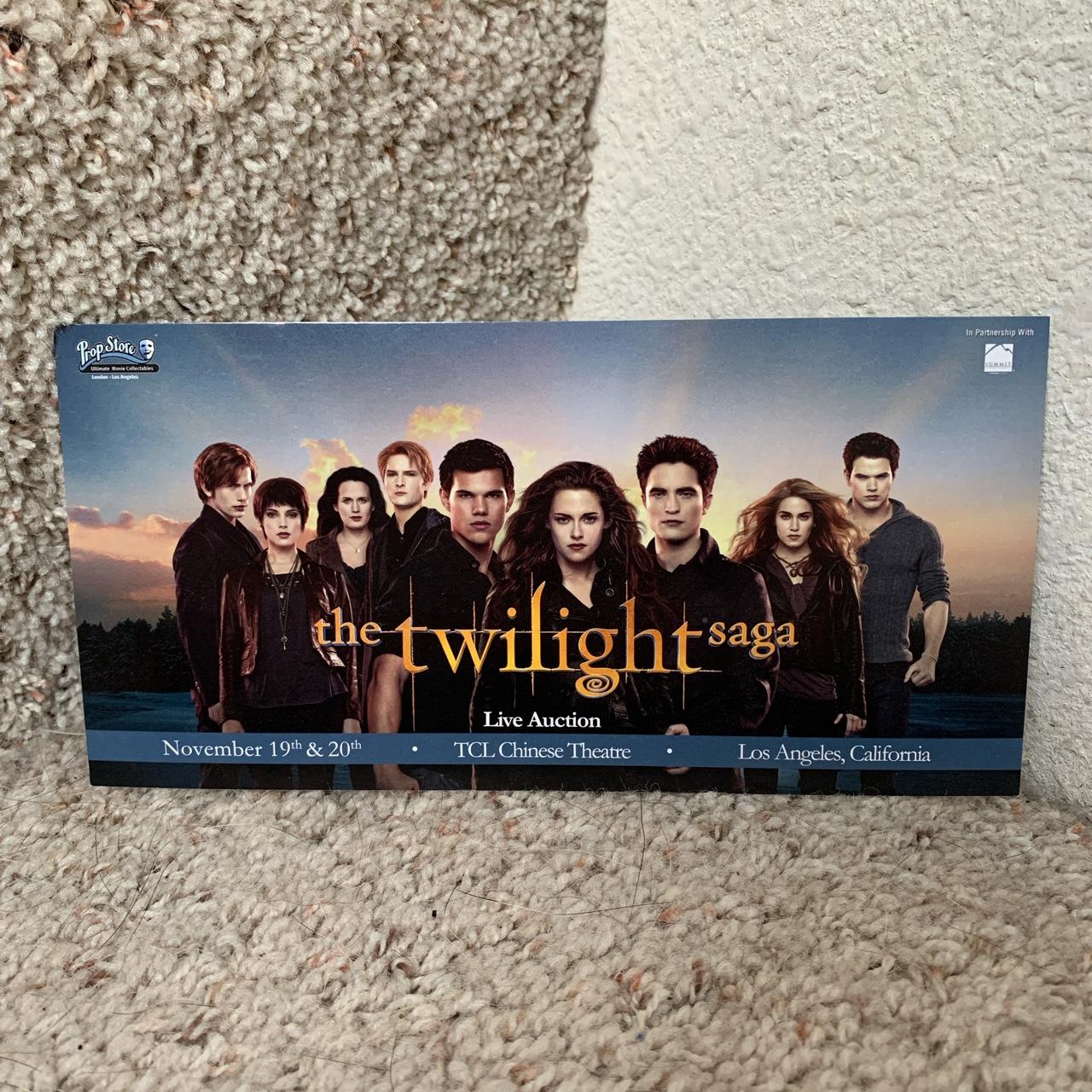 Twilight Saga Propstore auction promo card. I only... - Depop