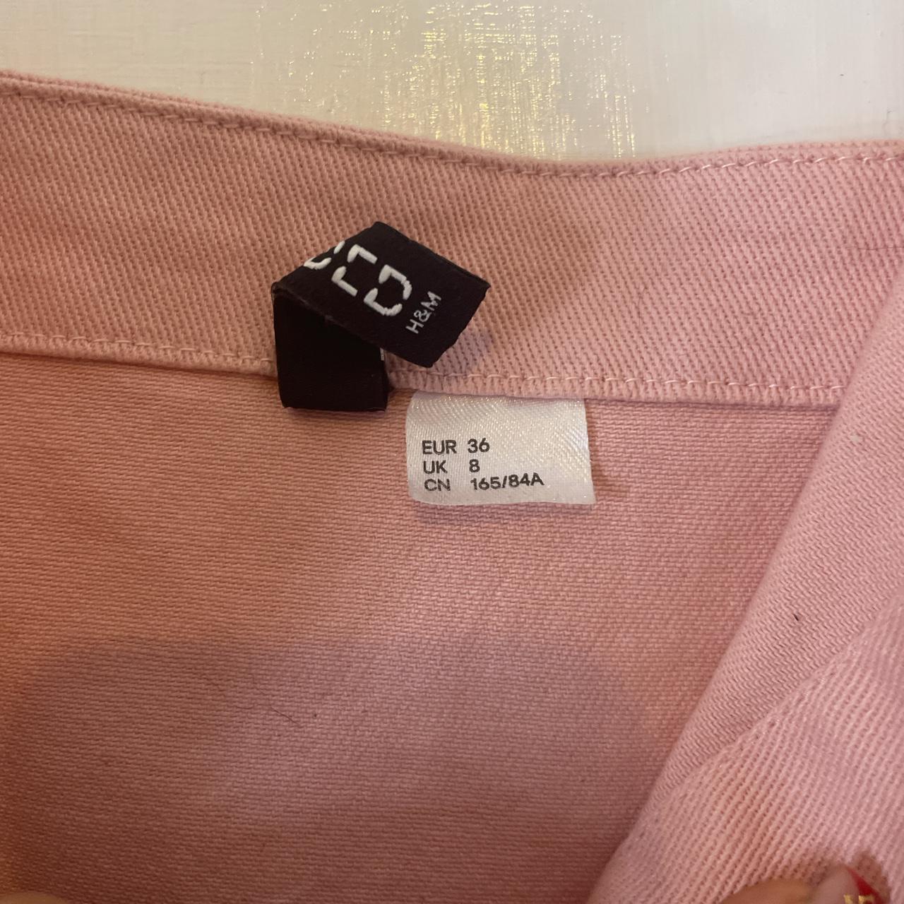 baby pink pastel pinafore style dress with a buckle... - Depop