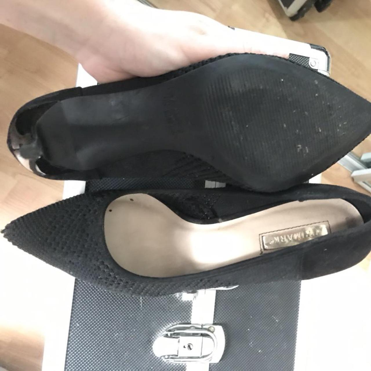 Primark black mesh heels Very comfortable - Depop