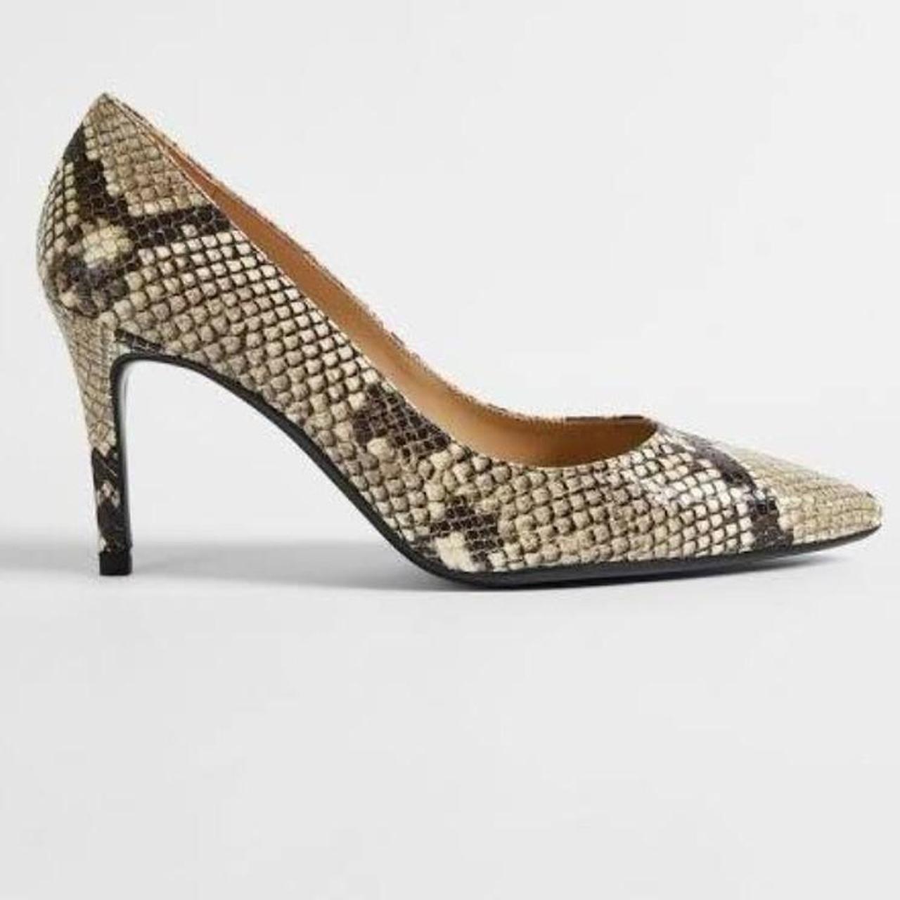 FAITH snakeskin stiletto heels SIZE 4, hardly used... - Depop