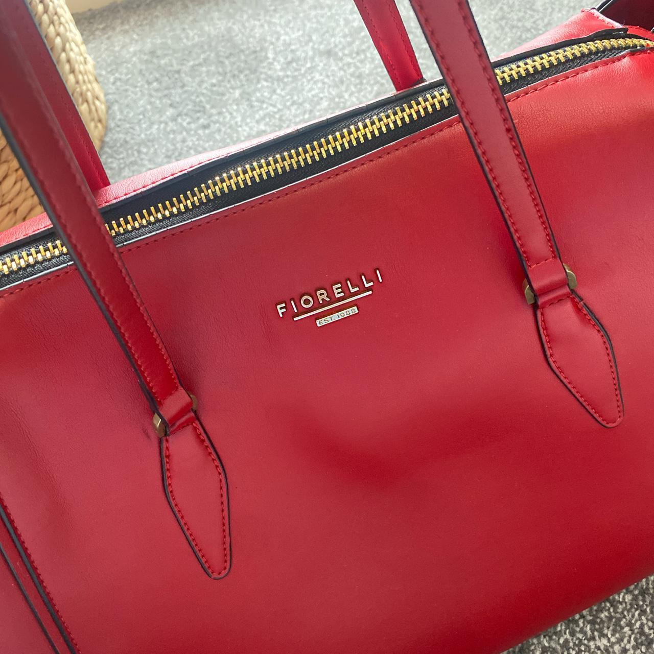 FIORELLI deep red bag with 3 compartments. Outside... - Depop