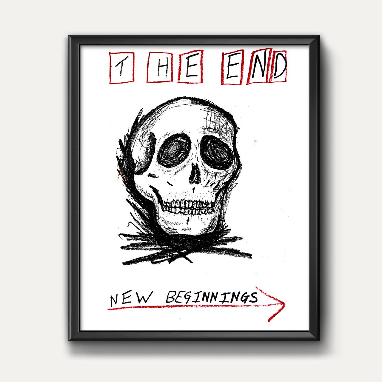 10" x 8" Print // The End High quality art print on... - Depop