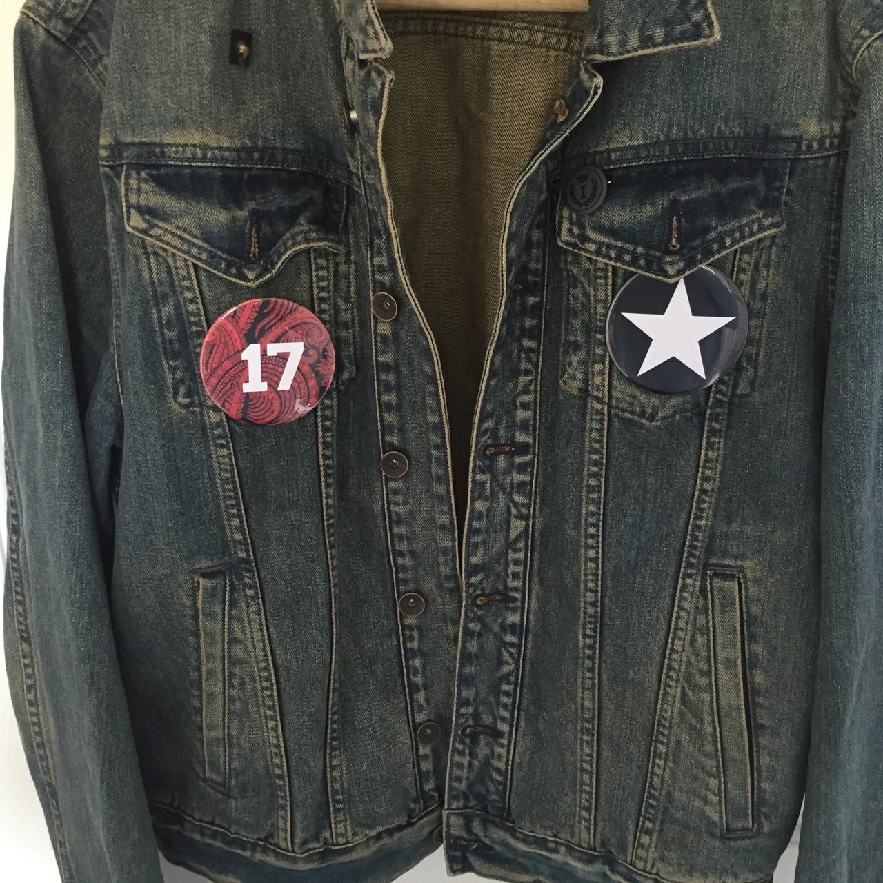 Tommy Hilfiger blue denim colour jacket. Size L.... - Depop