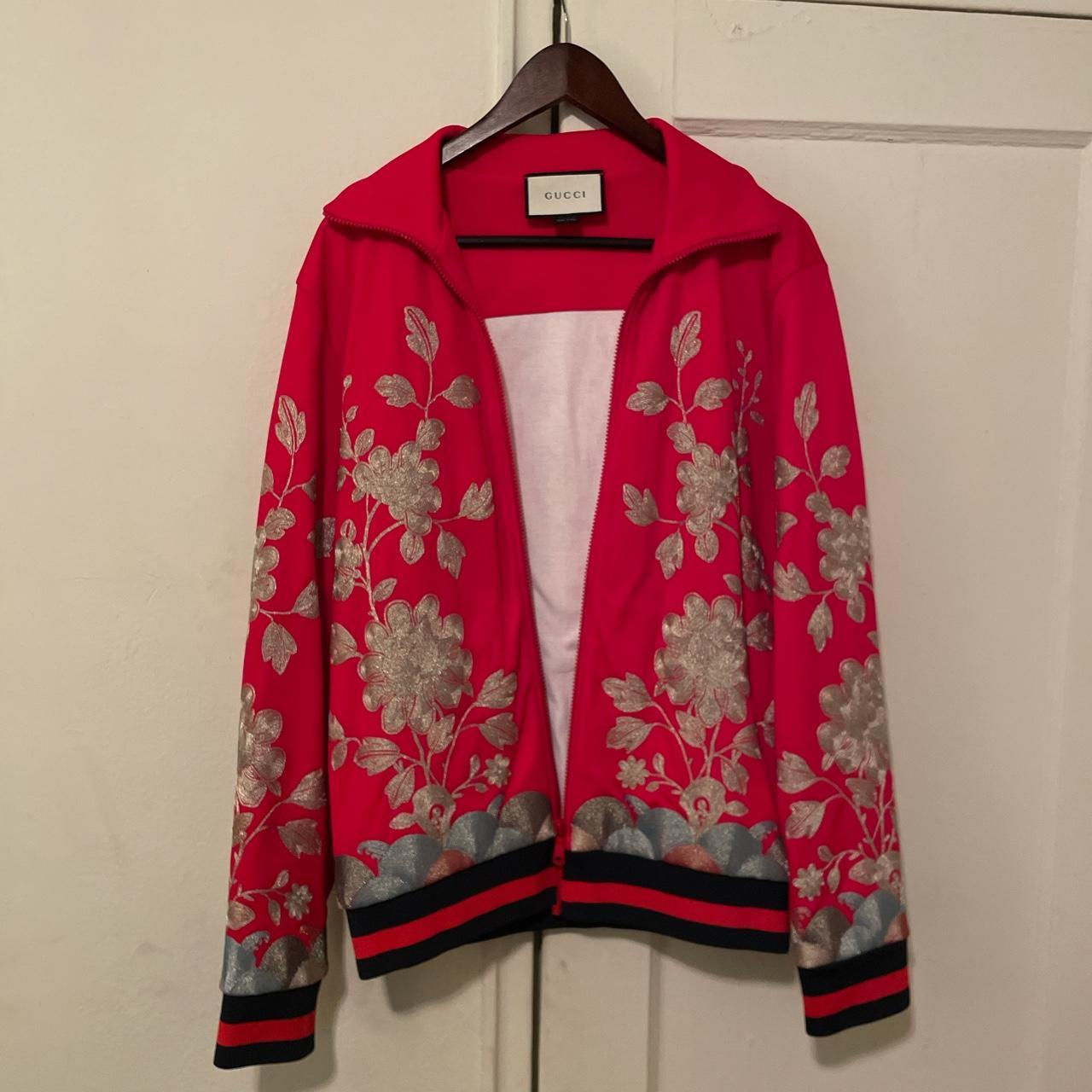 Gucci Flower Jacket! Never worn - Depop