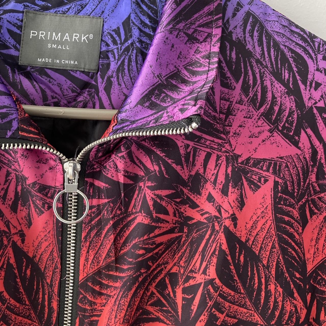 Tropical sunset pattern jacket from primark. Never... - Depop