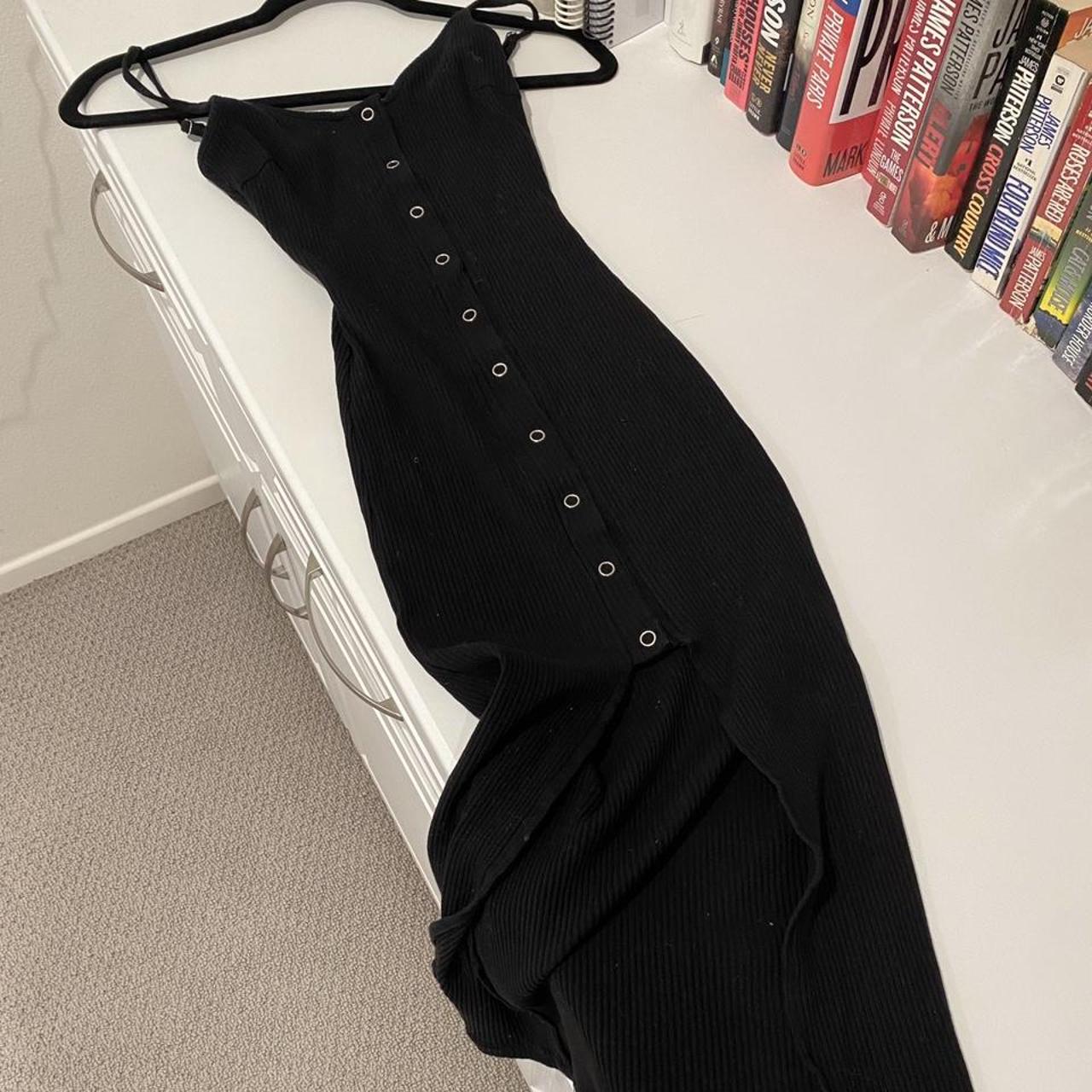 Princess Polly Muir Midi Dress Black -never worn... | Depop