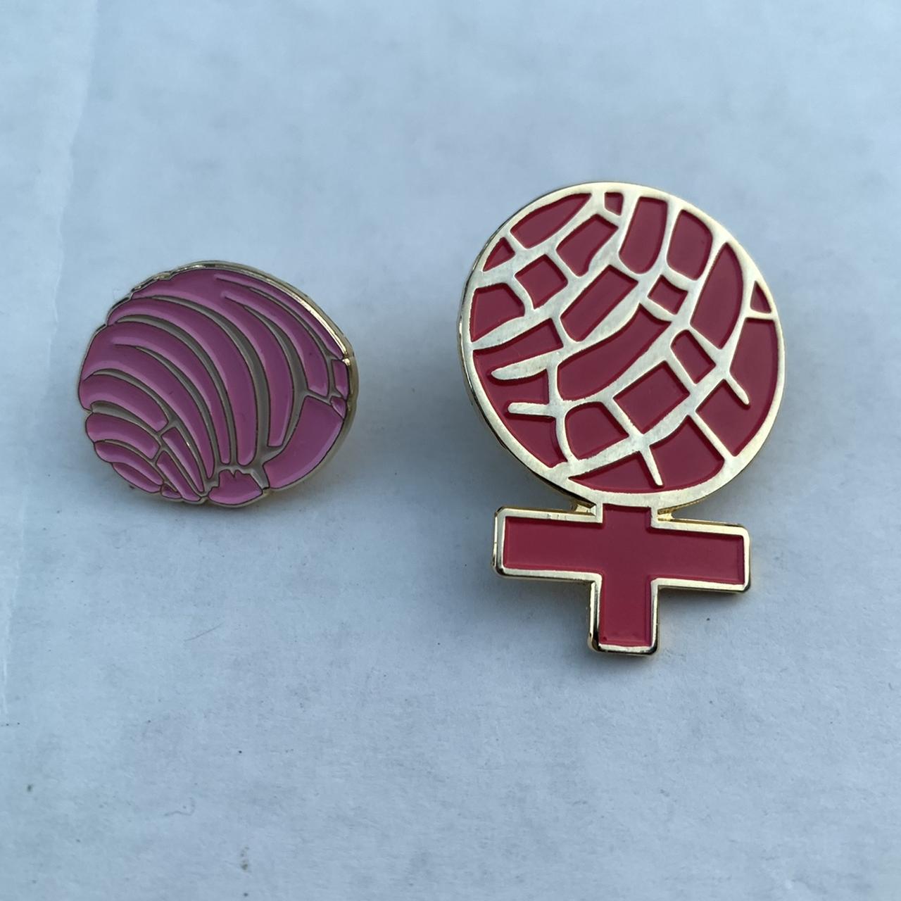 2 concha pins sold as a set 🥰 • FREE SHIPPING •... - Depop