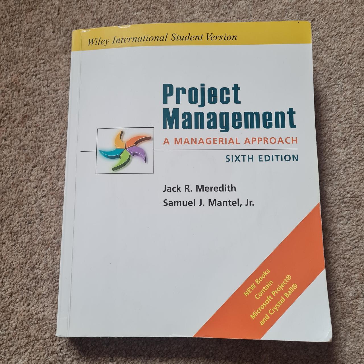 Project management: a managerial approach sixth... - Depop