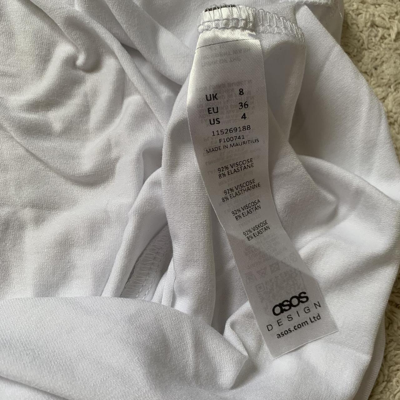 TAGS ATTACHED asos design beachwear white tied top -... - Depop