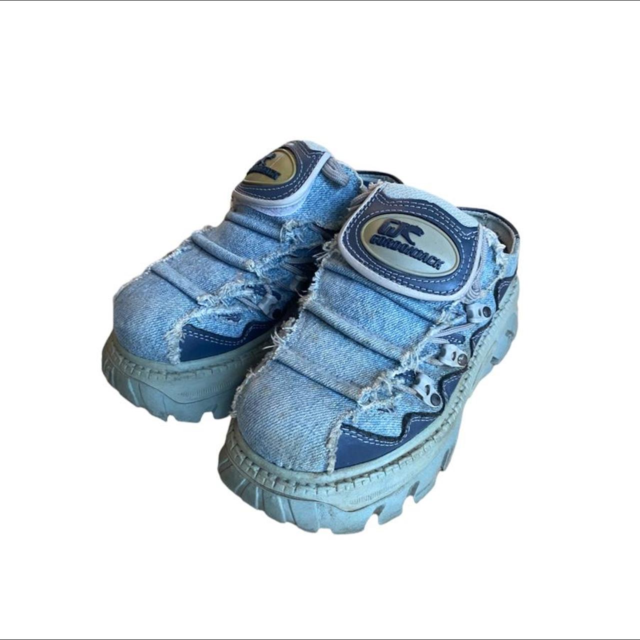 VERY RARE VINTAGE PLATFORM DOUBLE DENIM GORDON JACKS... | Depop